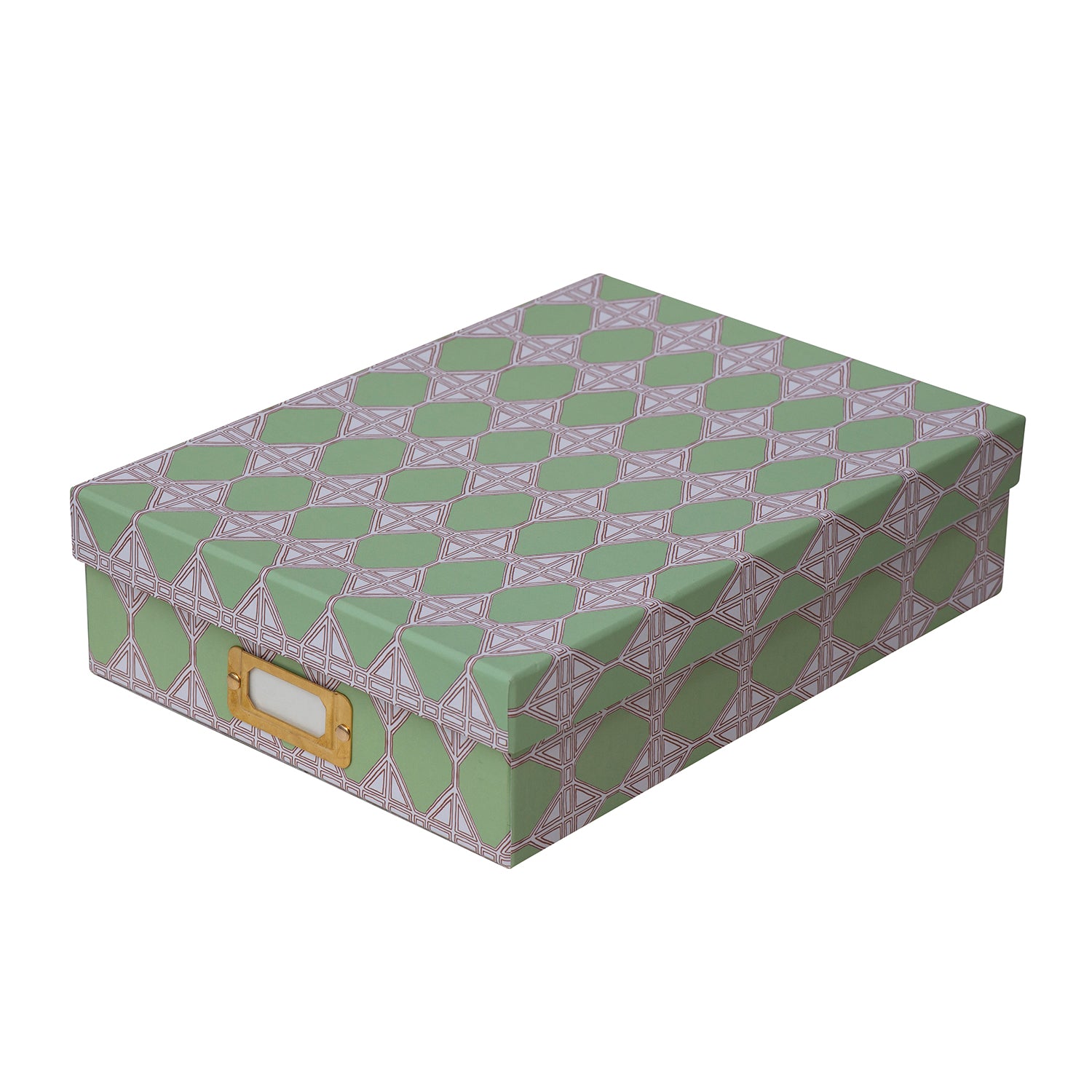 Romarong Loko Green Lidded Portfolio Box – Dar Leone