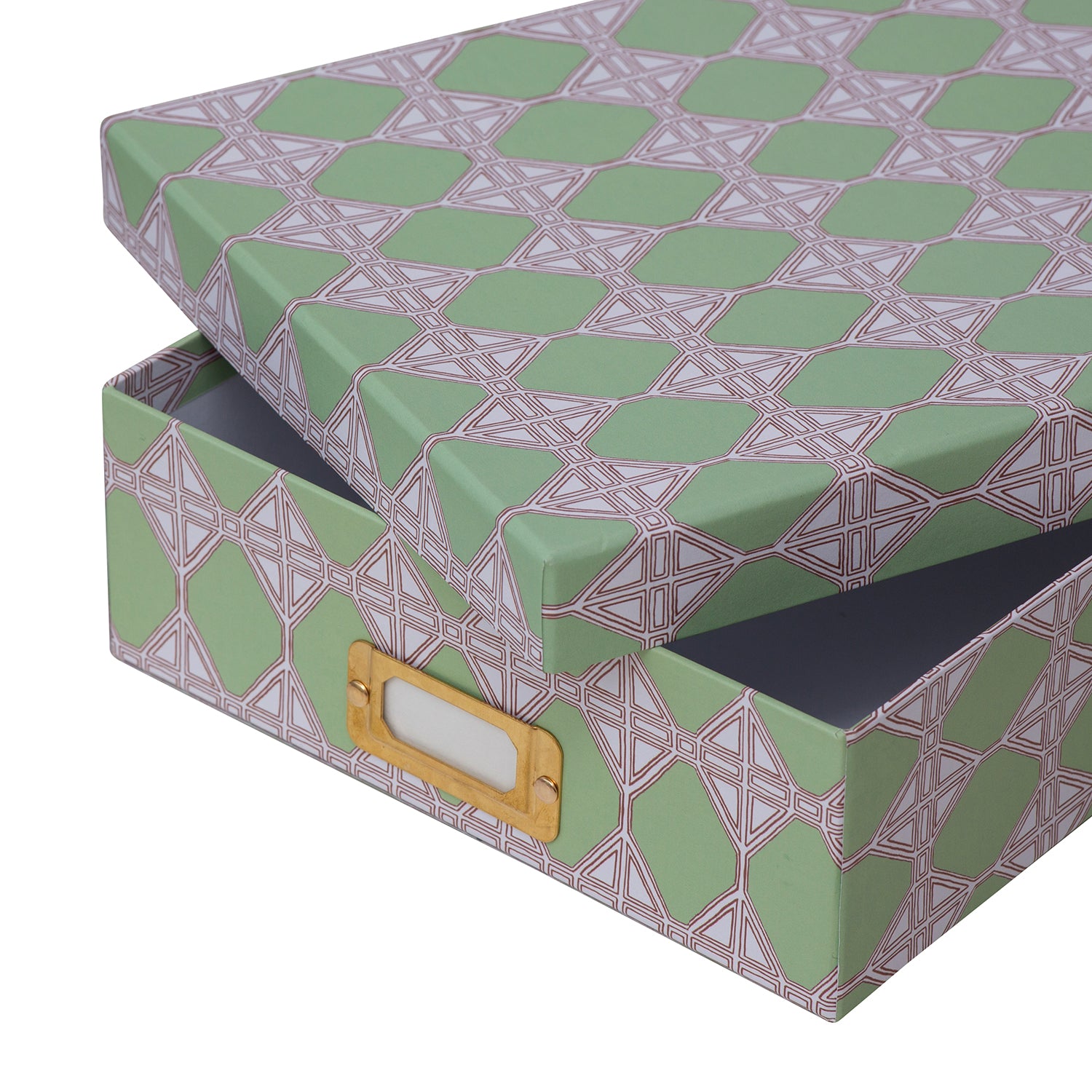 Romarong Loko Green Lidded Portfolio Box – Dar Leone