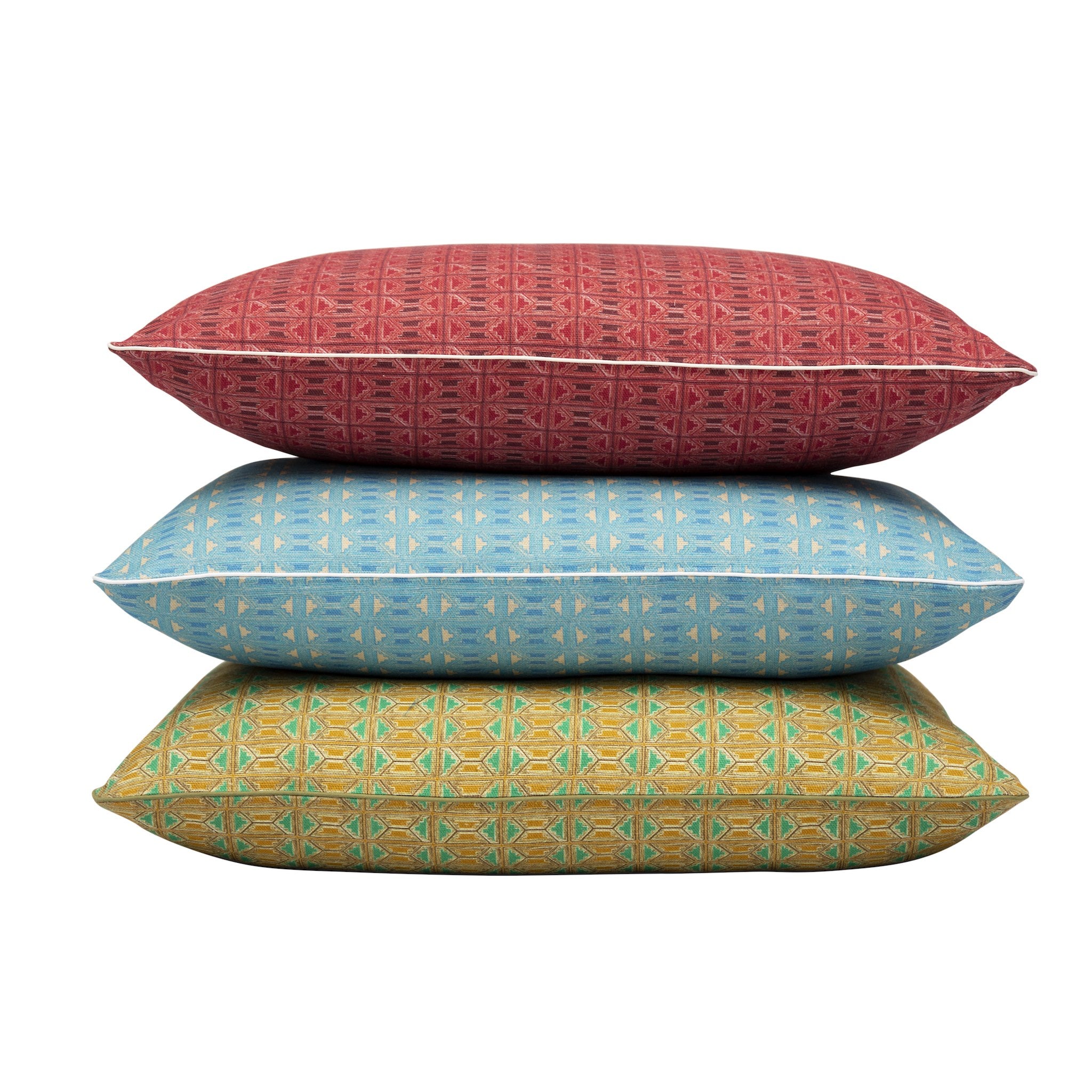 Bankole | Casamance Red Large Cushion – Dar Leone